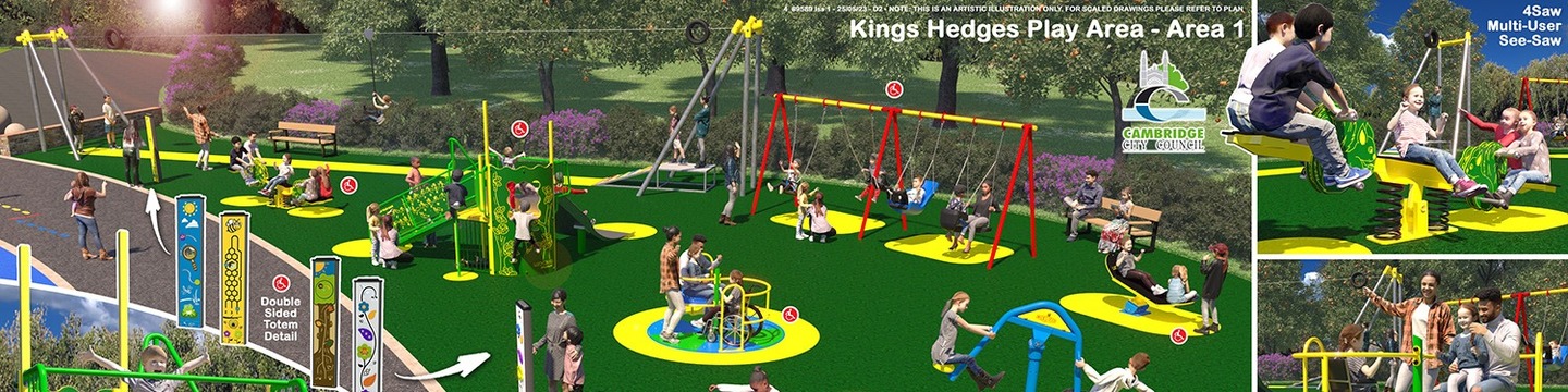 Project: King’s Hedges recreation ground play area redev... | Cambridge City Council